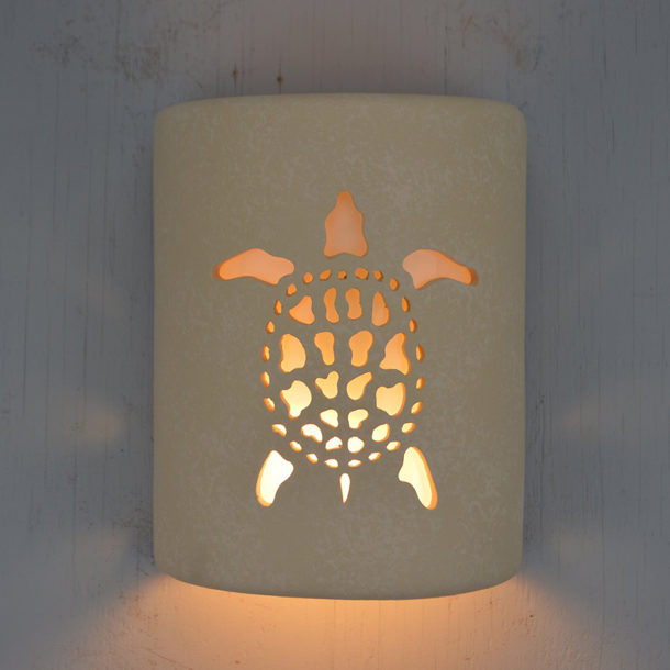 Sea Turtle-Tan - Indoor/Outdoor | Southwest Ceramic Lighting